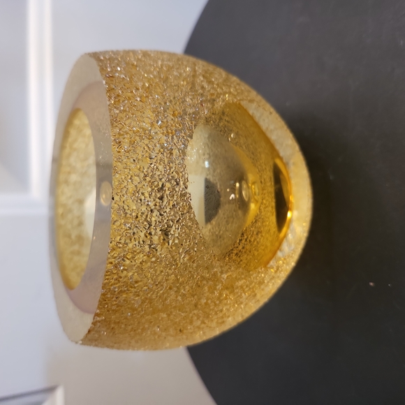 Accents | Amber Glass Hand Blown Glass Bowl Midcentury Modern Murano ...